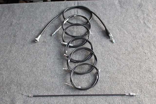 COMPLETE SET CABLES K-750 mw750 SIDECAR with reverse handle £35.00 ...