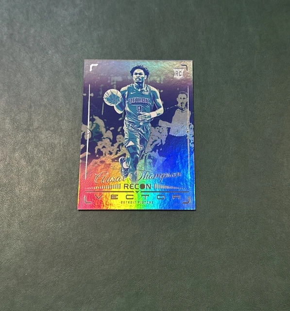 2023-24 PANINI RECON Rookie Vector Ausar Thompson SP #4 Detroit Pistons ...