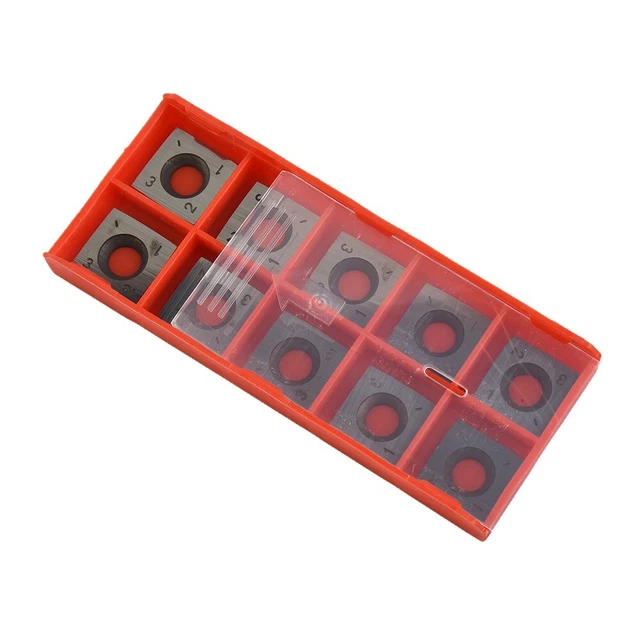 PRECISION REPLACEMENT CARBIDE Cutter Inserts 10pc Spiral Helical Planer ...