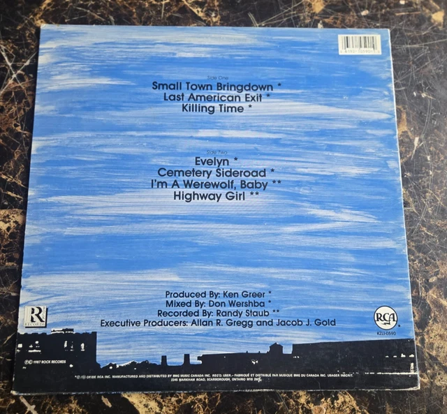 THE TRAGICALLY HIP Original 1987 Self Titled 12" EP w/inner sleeve OG ...