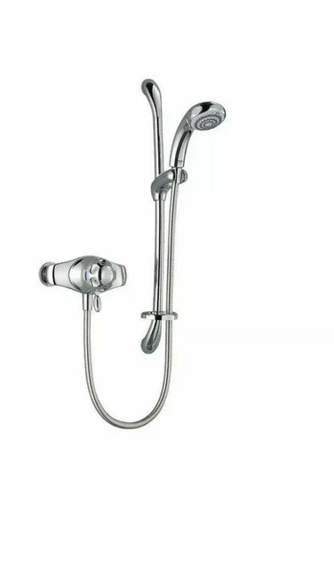Mira Excel Ev Exposed Valve Thermostatic Mixer Shower And Kit Chrome 1
