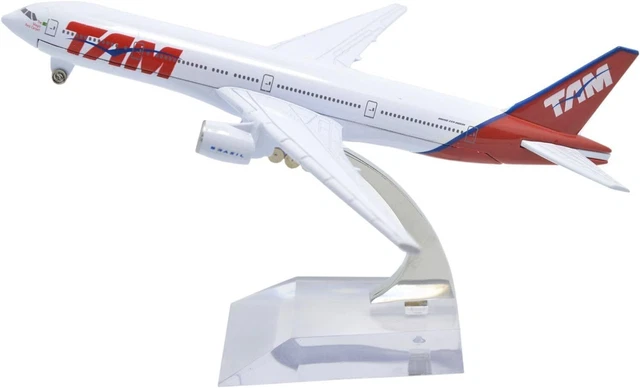 TANG DYNASTY 1/400 16cm TAM Airlines Boeing B777 Alloy Airplane Plane ...