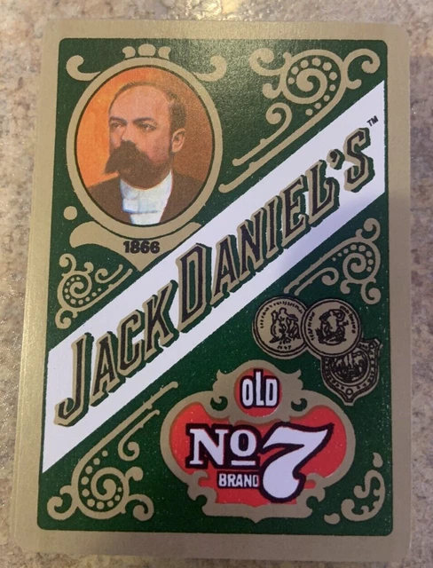JACK DANIELS OLD No 7 Gentlemens Playing Cards Whiskey Poker Size Promo ...