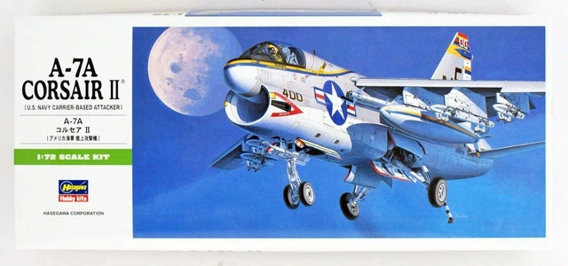 HASEGAWA 1/72 A-7A Corsair II (U.S. Navy Carrier-Based Attacker) New ...