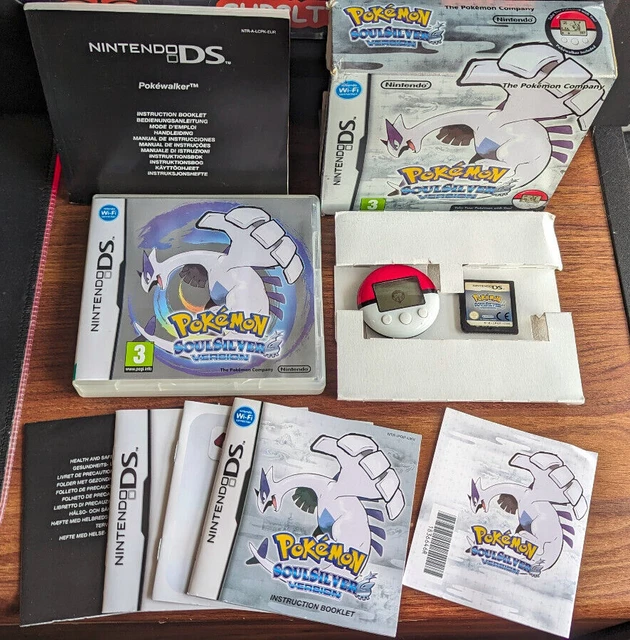 POKEMON SOULSILVER, NINTENDO DS with POKEWALKER - Soul Silver boxed £ ...