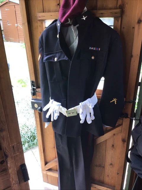 BRITISH ARMY PARACHUTE regiment Complete number 1 uniform With Insignia ...