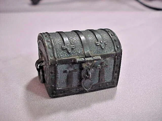 MINIATURE STERLING SILVER Treasure Chest Mexico £130.52 - PicClick UK