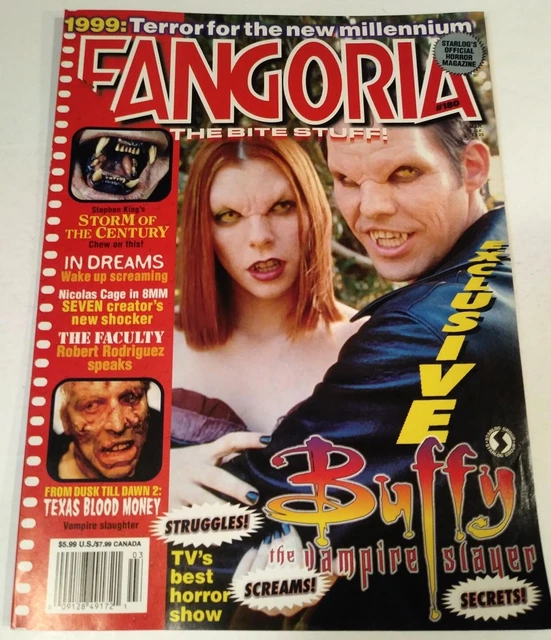 STARLOG FANGORIA MAGAZINE #180 Vintage 1999 Rare Sci Fi Buffy The ...