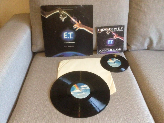 ET THE EXTRA terrestre 1982 Lp bande originale + 7"" original vinyle ...