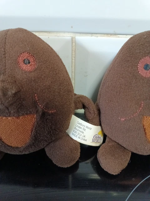 2X CADBURY COCOA Chuckle beans plush soft toys £8.00 - PicClick UK