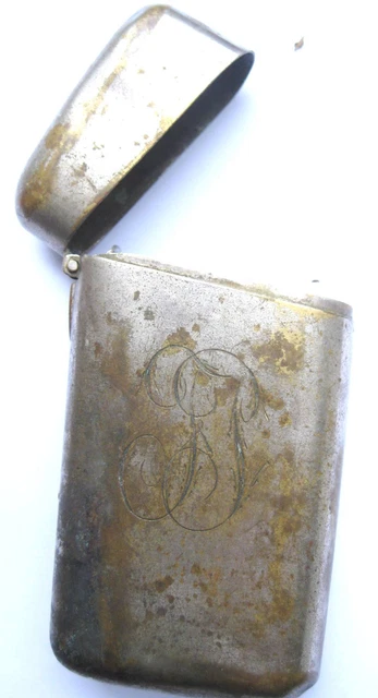 ANCIEN BOITIER A CIGARETTE FB OLD CIGARETTE BOX Zigarettenetui 烟盒 ...