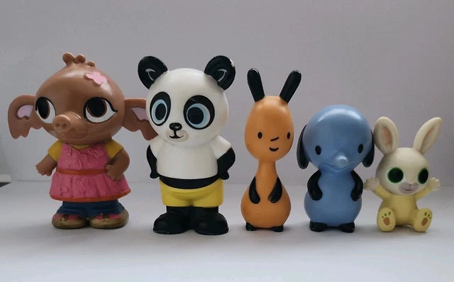 CBEEBIES BING FIGURES. Sula Pando Flop Amma & Charlie Figures from 2019 ...
