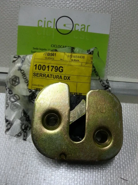 SERRURE PORTIÈRE CÔTÉ Droite Origine. Microcar Piaggio AL500-PK500 art ...