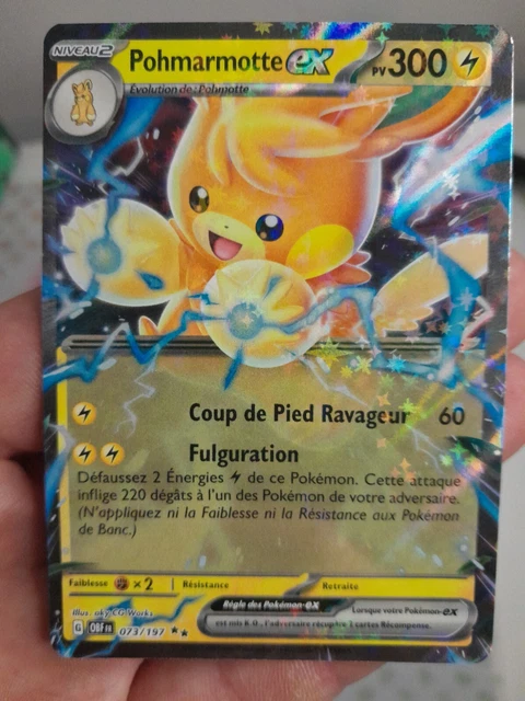CARTE POKÉMON POHMARMOTTE Ex 73/197 Flammes Obsidiennes Ev3 NEUF🔴🟣 EUR ...