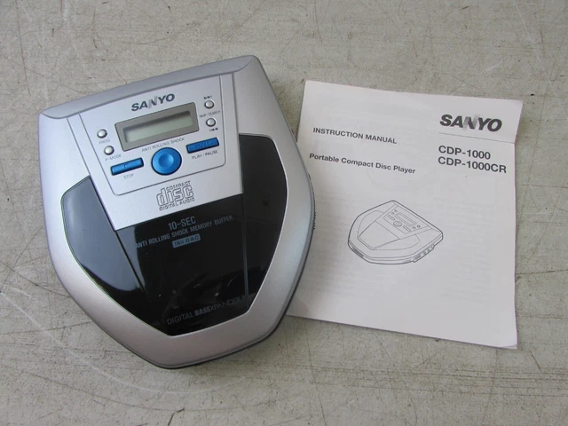 SANYO DISCMAN PORTABLE CD Player model CDP-1000 £14.40 - PicClick UK