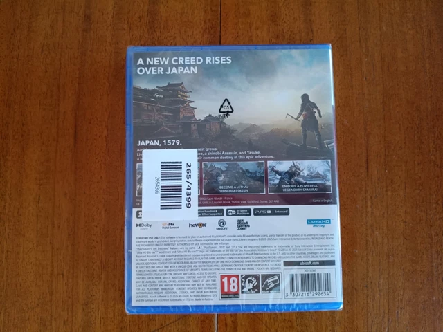 ASSASSINS CREED SHADOWS for PS5 - NEW & SEALED £35.00 - PicClick UK