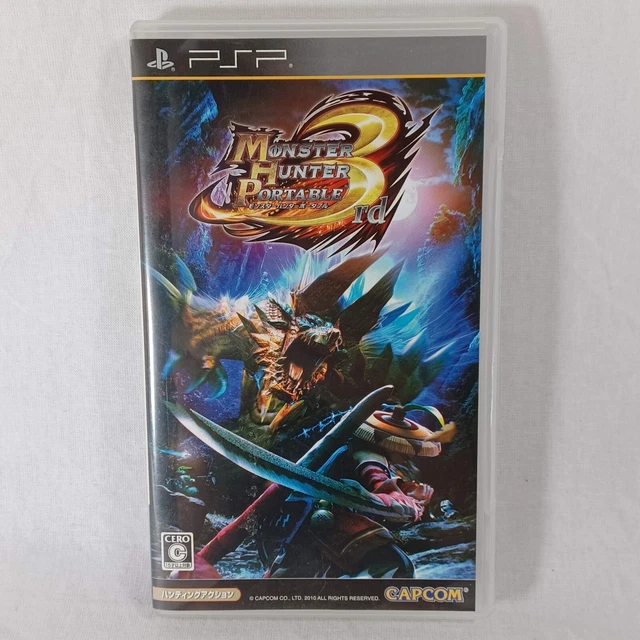 [B] SONY PSP Monster Hunter Portable 3rd Complete Set Japan Import NTSC ...