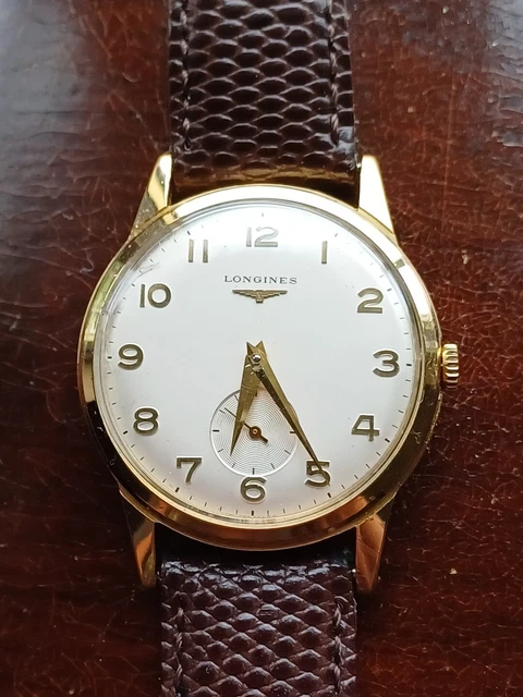 VINTAGE LONGINES MENS Hand Wind Watch 1950's Very Accurate .Serviced ...