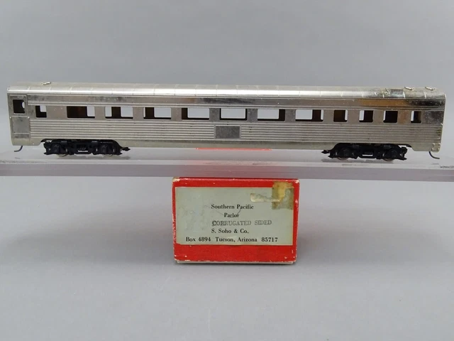 HO BRASS MODEL - Soho SP Southern Pacific Parlor Car Corrugated Side ...