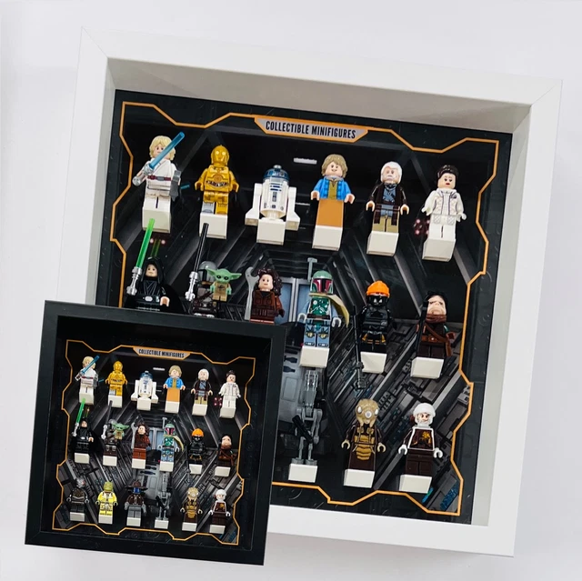 DISPLAY CASE FRAME for Lego ® Star Wars Minifigures 25cm 27cm multi ...