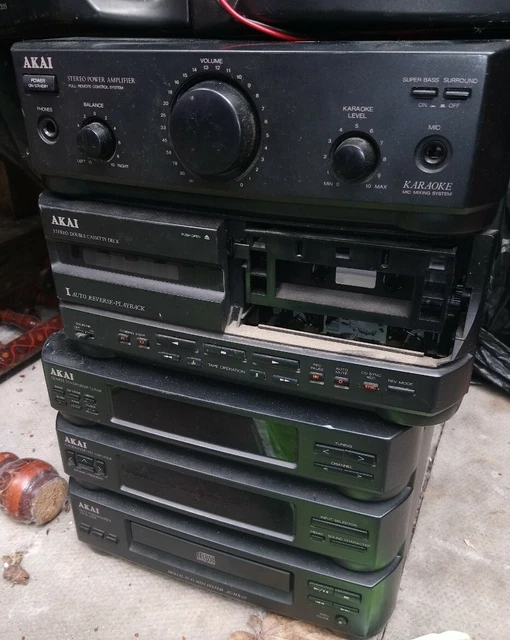 VINTAGE AKAI AC-M55 hifi stereo system / Display TV PROP £50.00 ...