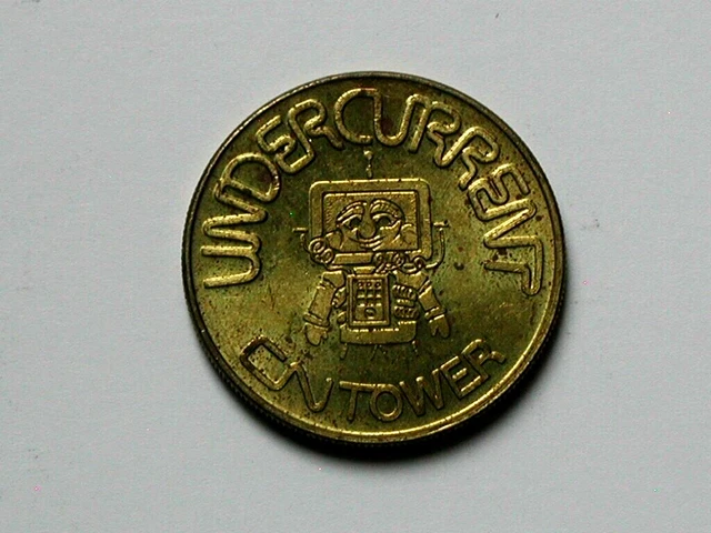 UNDERCURRENT TORONTO ON CANADA 'Neon' Font Brass Arcade Token - La Tour ...