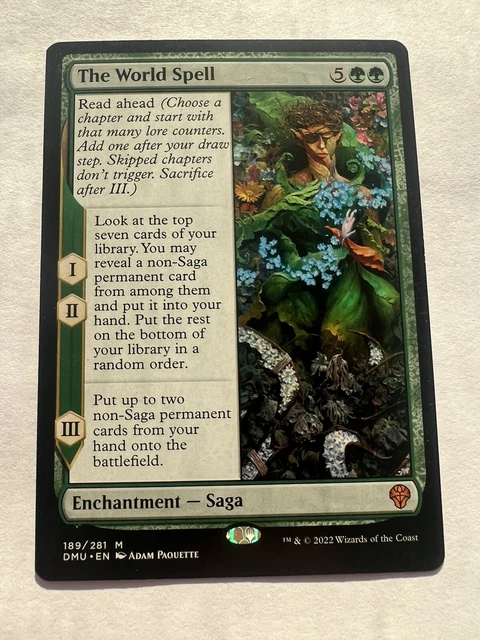 MTG THE WORLD Spell Dominaria United 189/281 mythique régulier EUR 1,40 ...