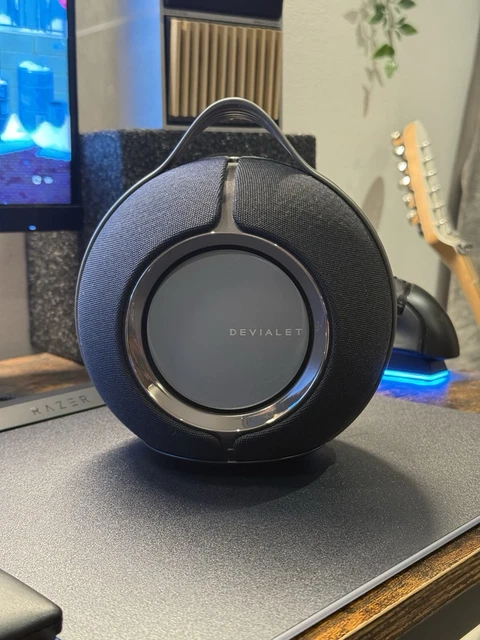DEVIALET MANIA PORTABLE Wireless Speaker, Black, OEM Charger, No Box £ ...