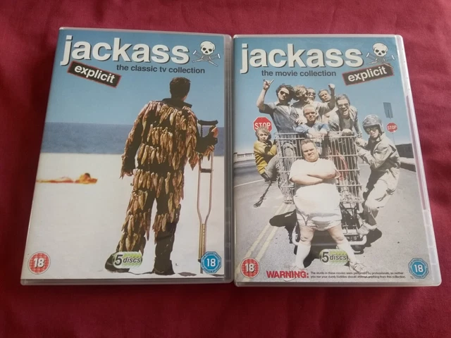 JACKASS TV AND Movie Collection DVD Knoxville Margera *1 Disc Missing ...