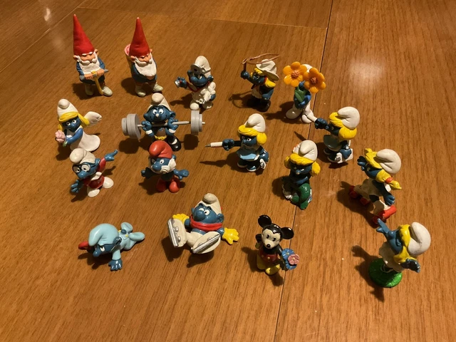 17 PUFFI PUFFO grandepuffo schlumpf schleich smurf bully Topolino David ...