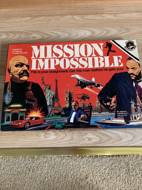 MISSION IMPOSSIBLE BERWICK Masterpiece Board Game 1975 Vintage 100% ...