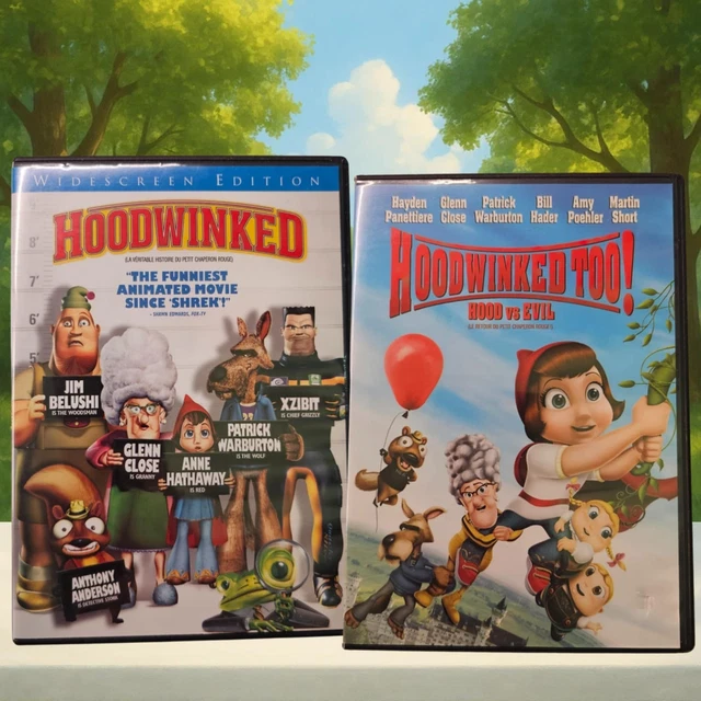 HOODWINKED + HOODWINKED Too DVD Lot 2 Movie Set Family Animated Comedy ...