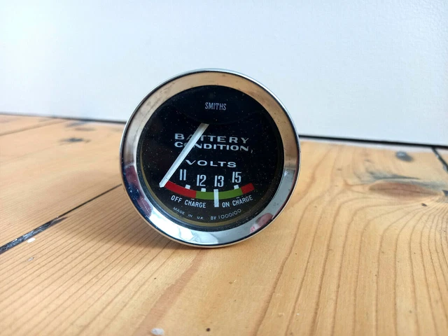 CLASSIC MINI COOPER S MG Jaguar E Type Genuine Smiths Battery Gauge ...