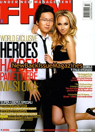 UK FHM 10/07,HAYDEN Panettiere,Masi Oka,Olga Kurylenko,Arianny Celeste ...