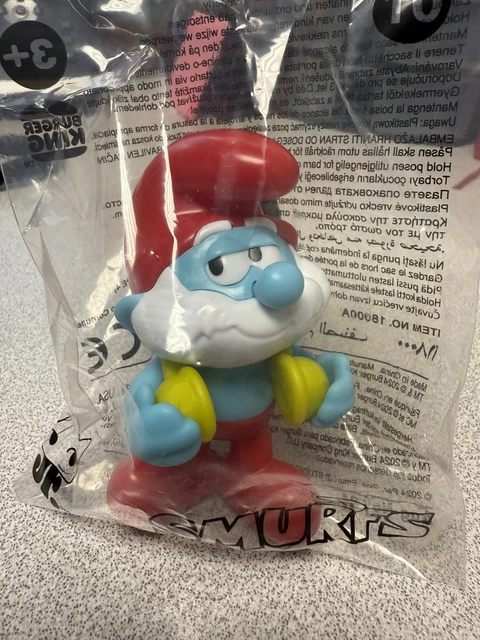 2025 BURGER KING Papa Smurf Mini-Figure Collectible - New & Sealed £8. ...