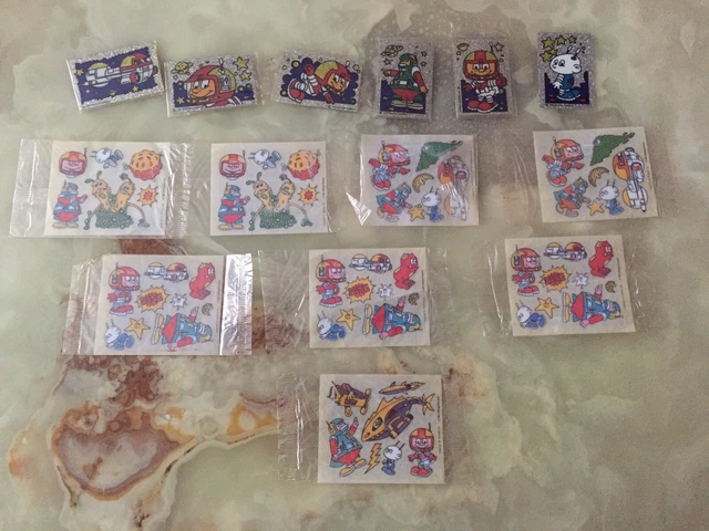 VINTAGE KELLOGG’S RICICLES Tattoo 1987/Glitter 1990 Stickers Factory ...