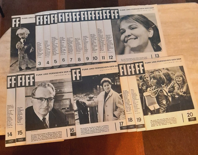 DDR-FERNSEHZEITSCHRIFT &FF-DABEI& JG.1967 Komplett! EUR 600,67 ...
