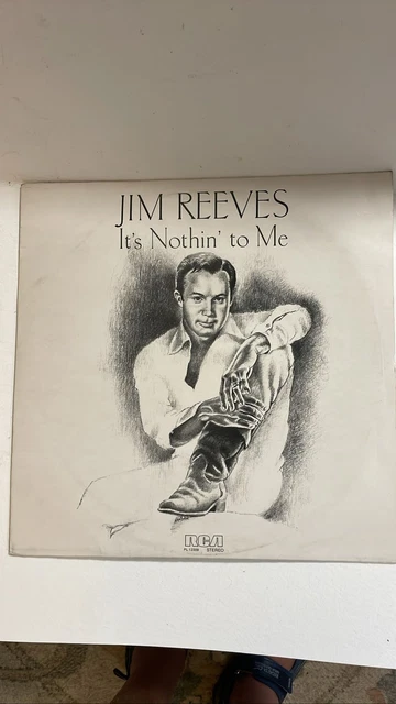 JIM REEVES - It's Nothin' To Me LP Vinyl Album RCA PL12309 1977 Stereo ...