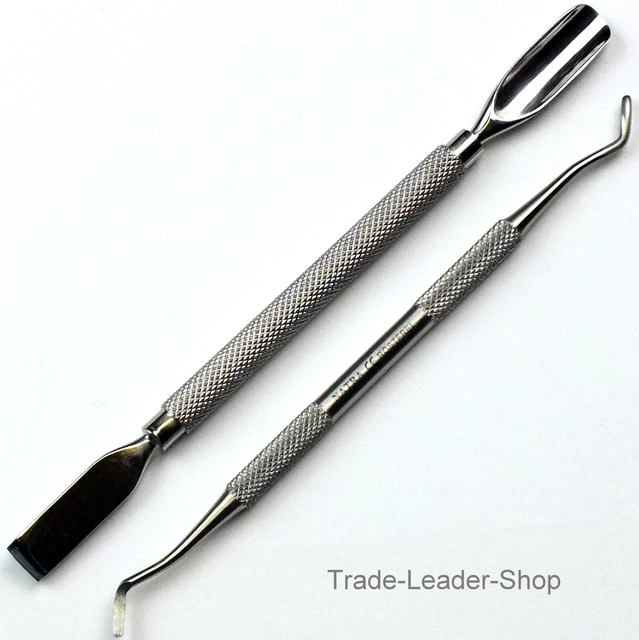 2-PIECE SET PROPUSHER Corner Lifter Hollow Chisel Pusher Manicure ...