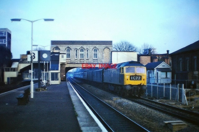 PHOTO BR Class 47 No 47 470 Ex No D1596 Speeding Through West Ealing On ...