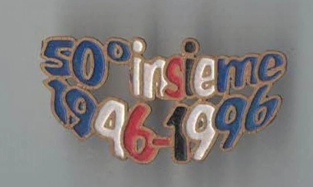 SPILLA PINS DISTINTIVO Stemma Simbolo Sampdoria 50 Anni Insieme 1946- 1996 EUR 9,99 - PicClick IT