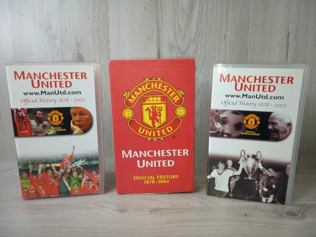 MANCHESTER UNITED OFFICIAL History 1878 - 2002 Vhs Tape - Very Rare ...