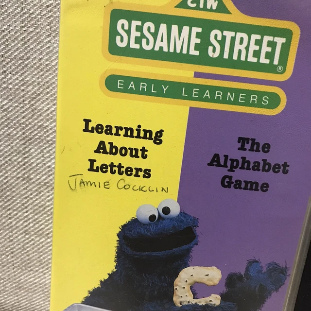 SESAME STREET EARLY Learners - Vhs Video - Learning About Letters ...