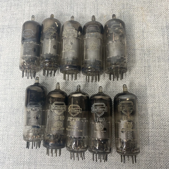 EF80 MULLARD VINTAGE Pentode Valves Untested Qty 10 (lot1) £14.99 ...