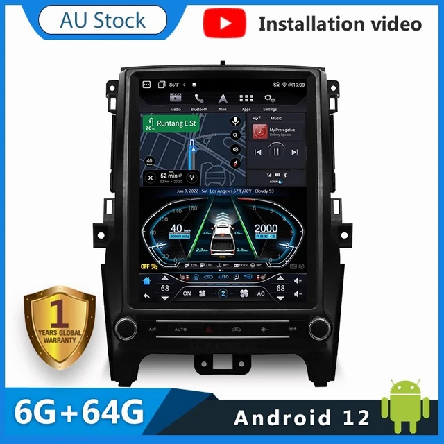 YULU HEAD UNIT for Ford Ranger Raptor Everest Android Radio Upgrade ...