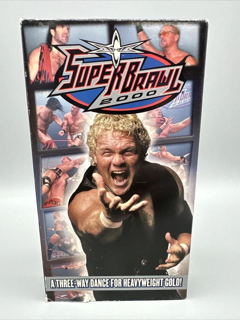 WCW SUPERBRAWL 2000 Pro Wrestling VHS Tape Sid Hulk Hogan Flair Funk ...