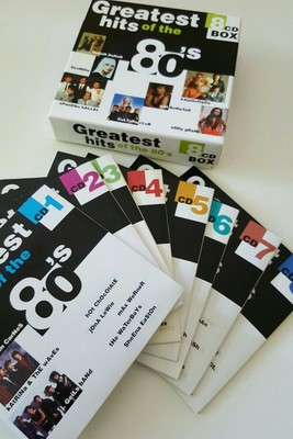 GREATEST HITS OF THE 80s CD BOX SET - Fantastic 8 disc collection of ...