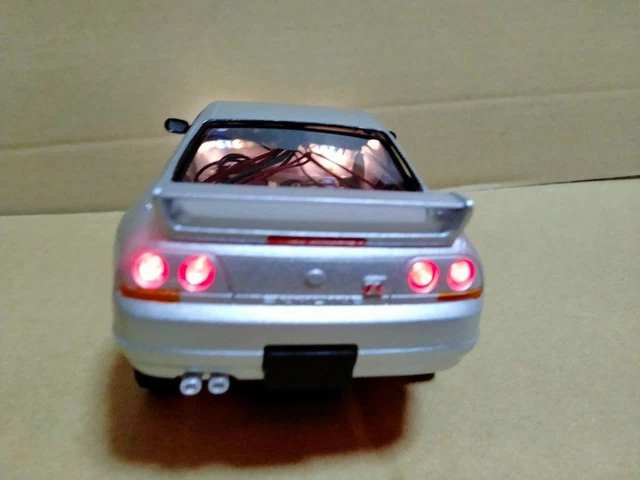 KYOSHO MINI-Z BODY NISSAN Skyline R33 GTR Self painted MZW429R with LED ...