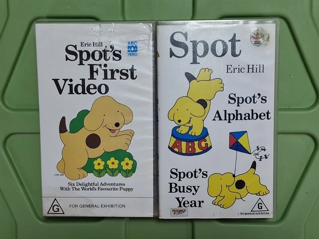 SPOT'S FIRST VIDEO & Spot's Alphabet Vhs Watched Both Work Great £23.23 ...