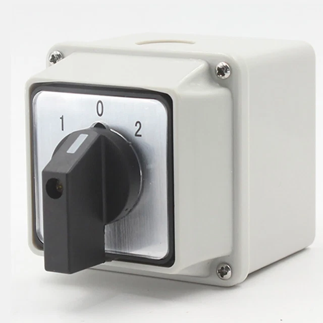 ENCLOSED CHANGEOVER-SWITCH 380V 20A 3 Position 8 Bornes Universel Came ...